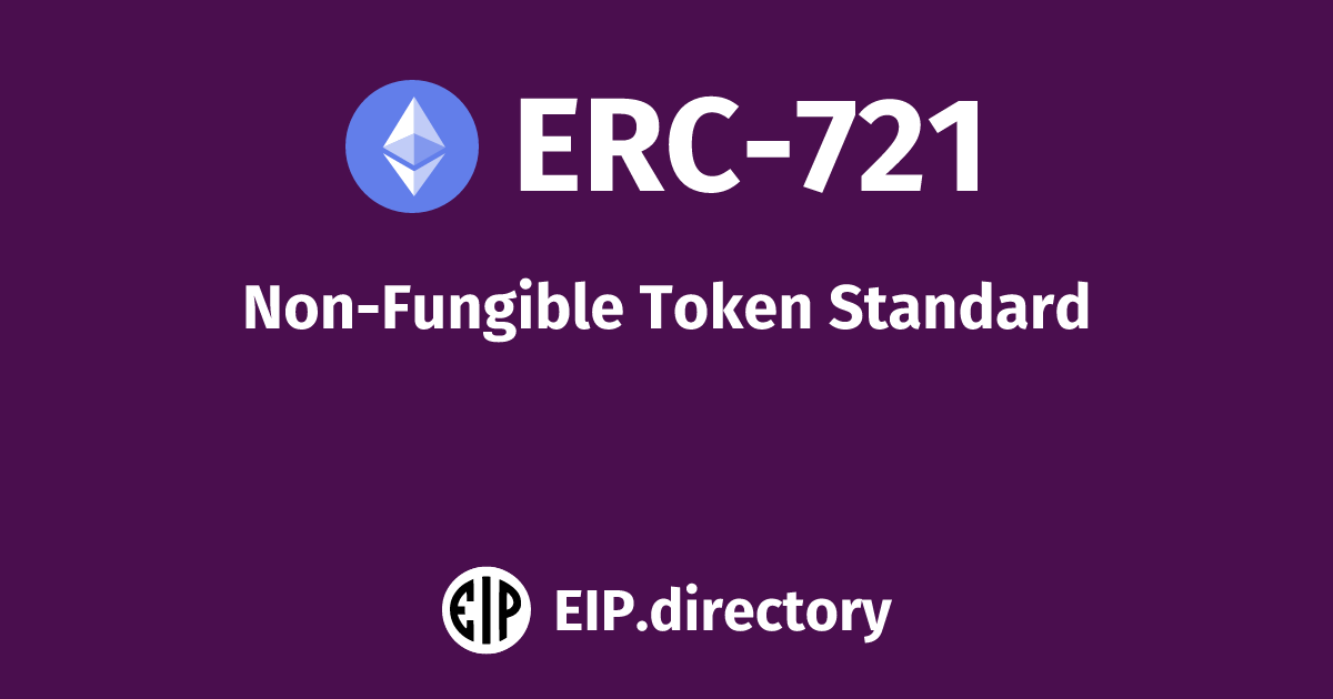 ERC-721: Non-Fungible Token Standard